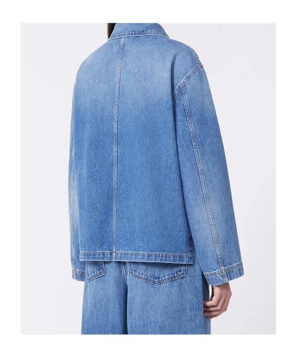 Max Mara Denim Shirt Jacket - Blue