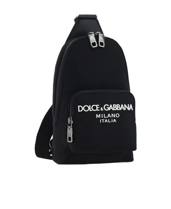 Dolce & Gabbana Logo Embossed Zipped Belt Bag