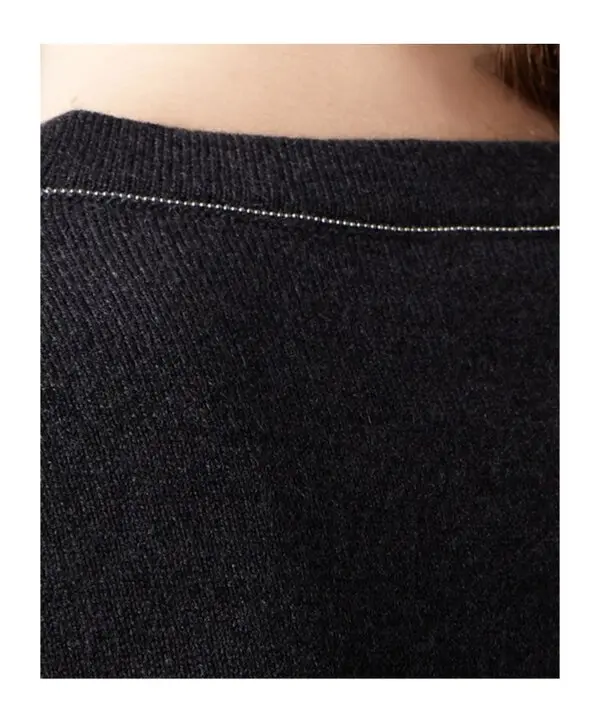Brunello Cucinelli Long Sleeve Cashmere Knit Top