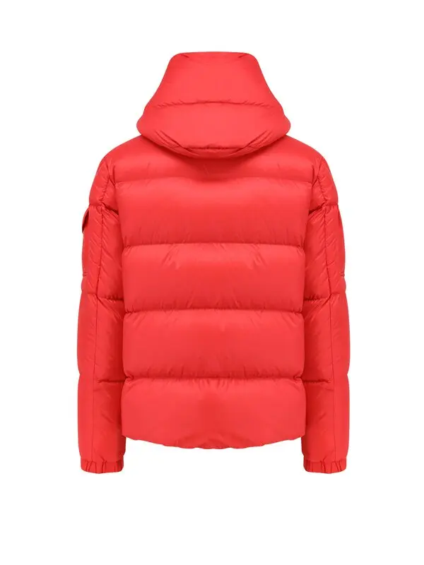 Moncler Logo Patch Hooded Puffer Jacket
