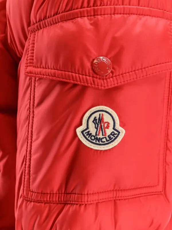 Moncler Logo Patch Hooded Puffer Jacket