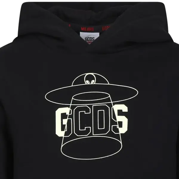 Gcds Hooded Long Sleeve Sweater