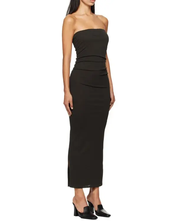 Nanushka Ruched Halterneck Midi Dress