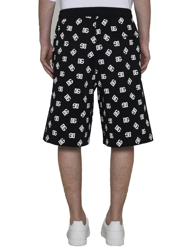 Dolce & Gabbana All-over Dg Printed Drawstring Shorts