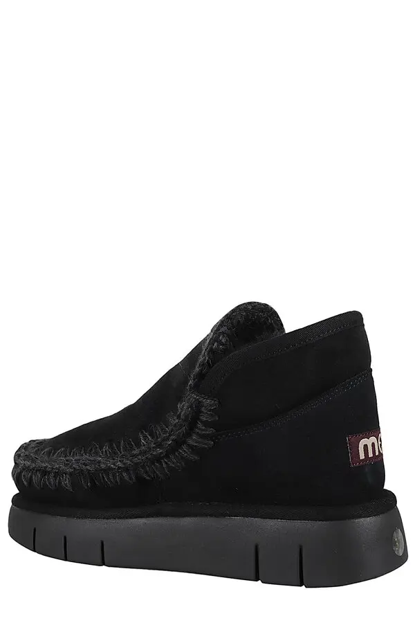 Mou Eskimo Bounce Ankle Boots - Black