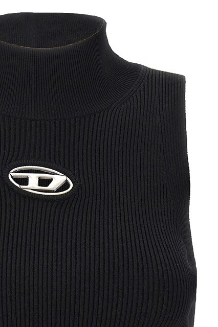 DIESEL® Ribbed-knit Turtleneck Top - No