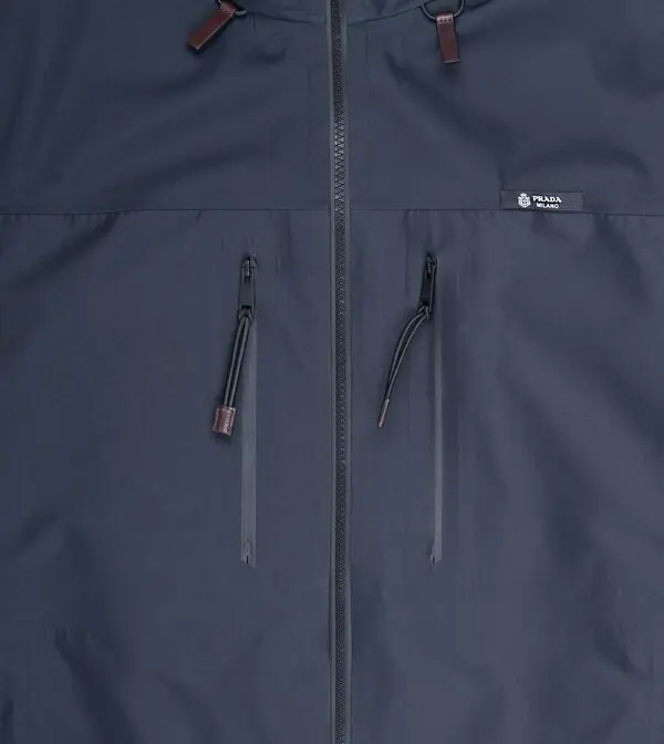 Prada Zip-up Hooded Jacket