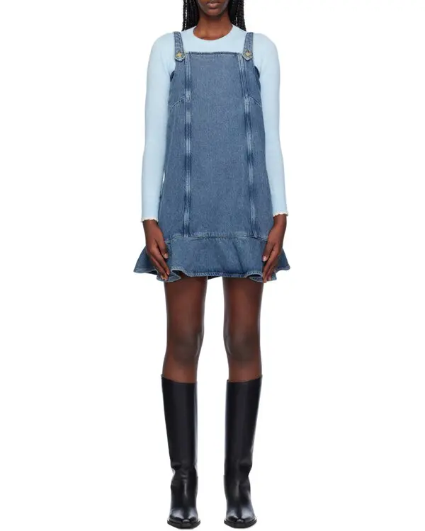 GANNI Denim Mini Dress