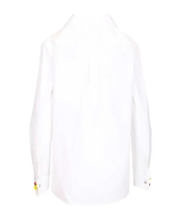 Loewe Embellished Poplin Shirt - White