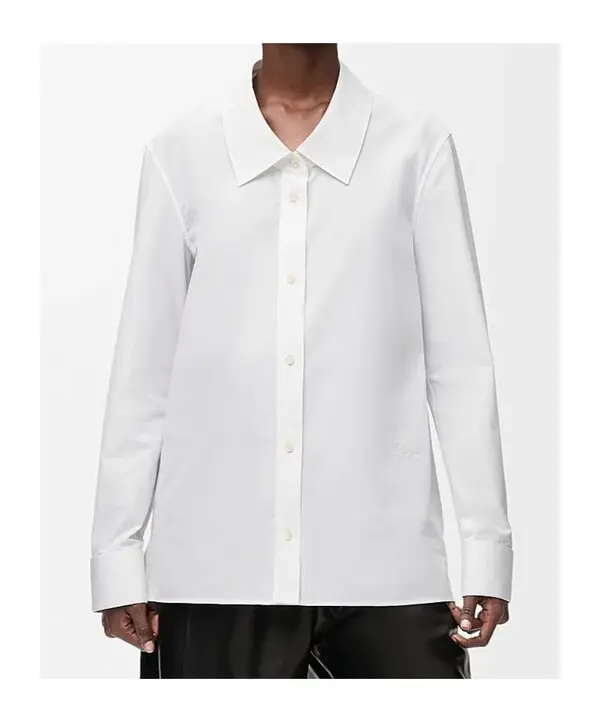 Loewe Embellished Poplin Shirt - White