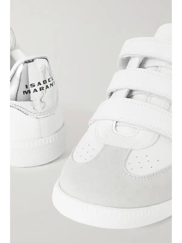 Isabel Marant Étoile Beth Leather Sneakers - White