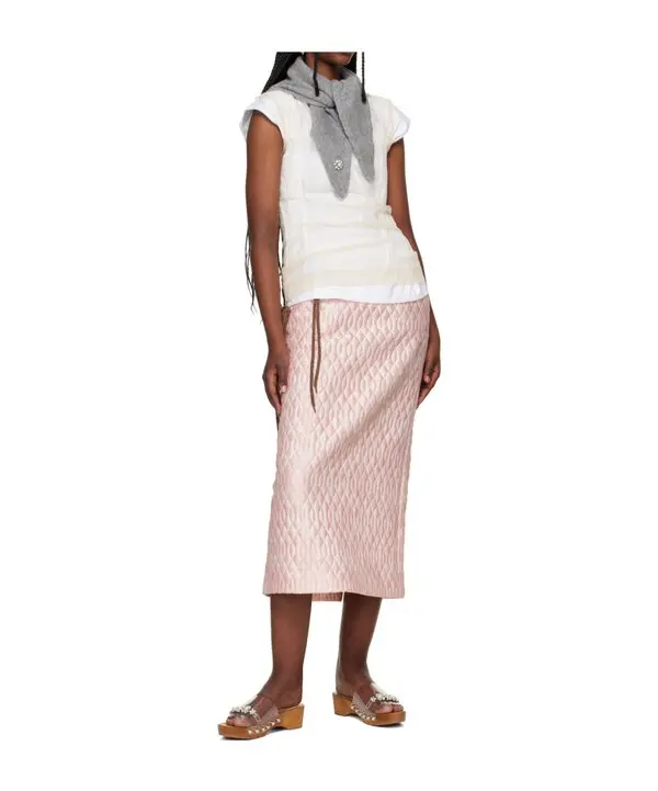 Simone Rocha Embellished Cashmere Scarf
