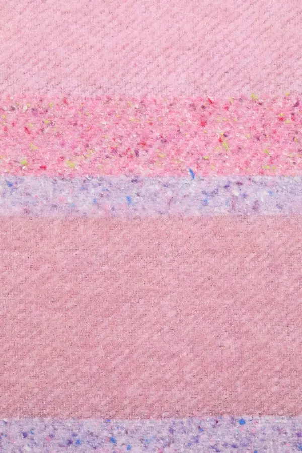 Acne Studios Fringed Logo Scarf - Pink