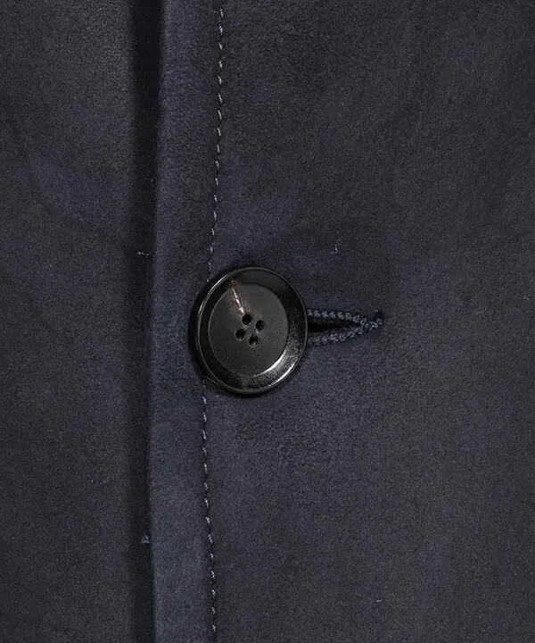 Brioni Single-breasted Leather Coat