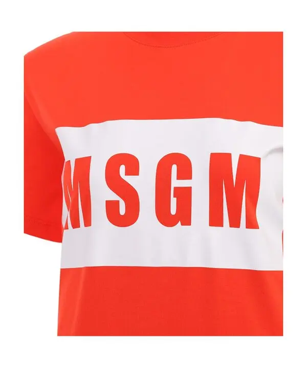 MSGM Logo Short Sleeve T-shirt