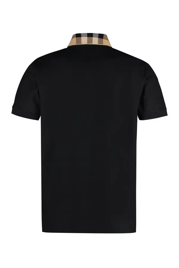 Burberry Checked Short-sleeved Polo Shirt - No