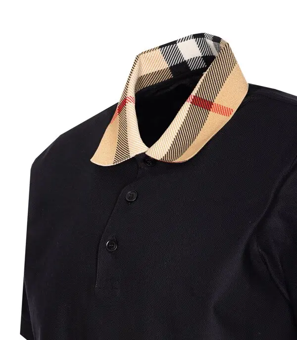 Burberry Checked Short-sleeved Polo Shirt - No