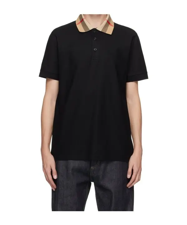 Burberry Checked Short-sleeved Polo Shirt - No