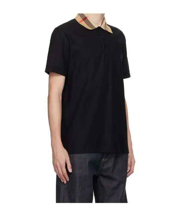 Burberry Checked Short-sleeved Polo Shirt - No