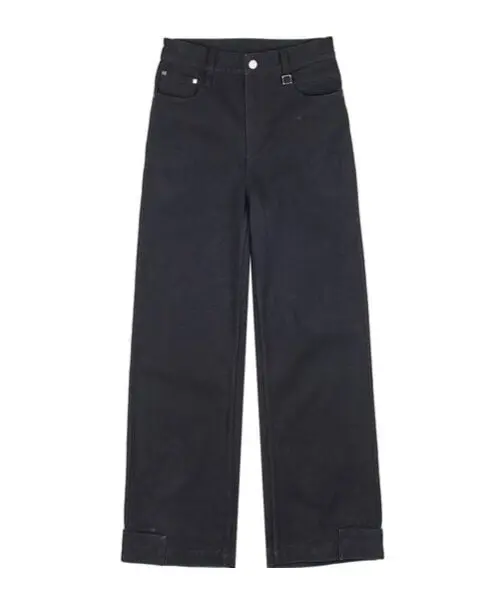 WOOYOUNGMI Multi-pocket Wide-leg Jeans