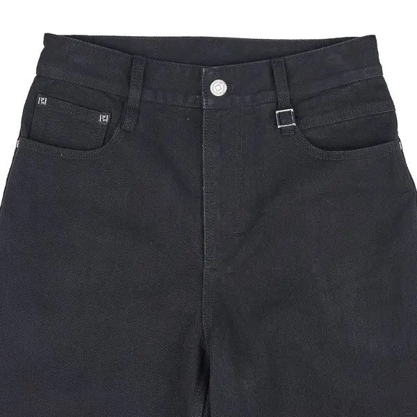 WOOYOUNGMI Multi-pocket Wide-leg Jeans