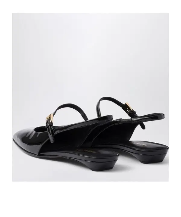 Prada Square-toe Slingback Ballerina