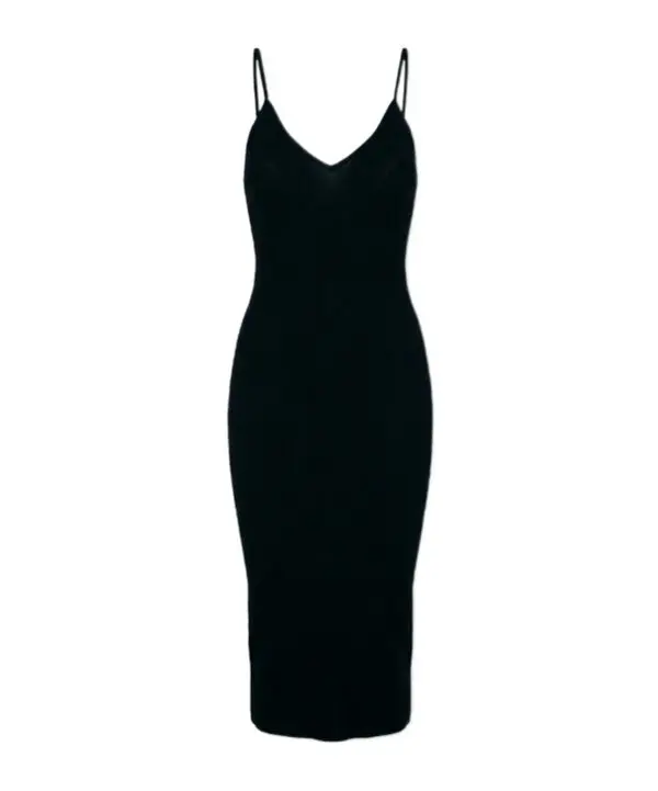JIL SANDER Midi Dress With Spaghetti Straps And Back Slit
