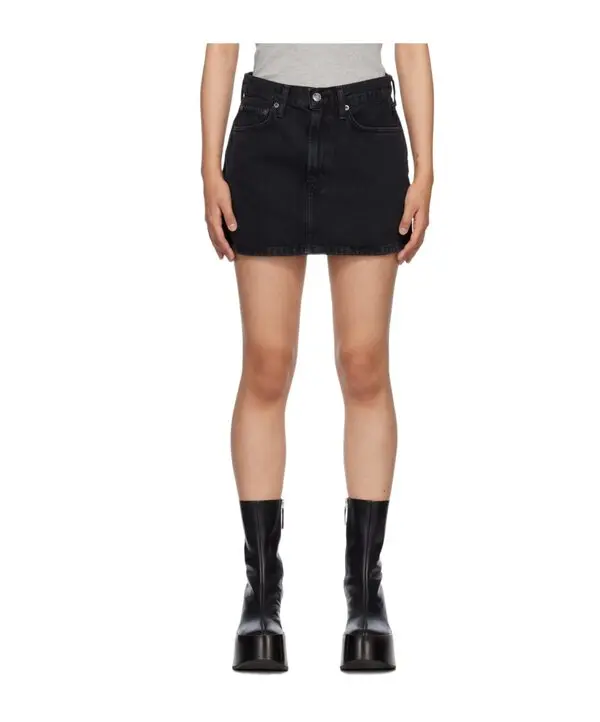 AGOLDE Five-pocket Mini Skirt
