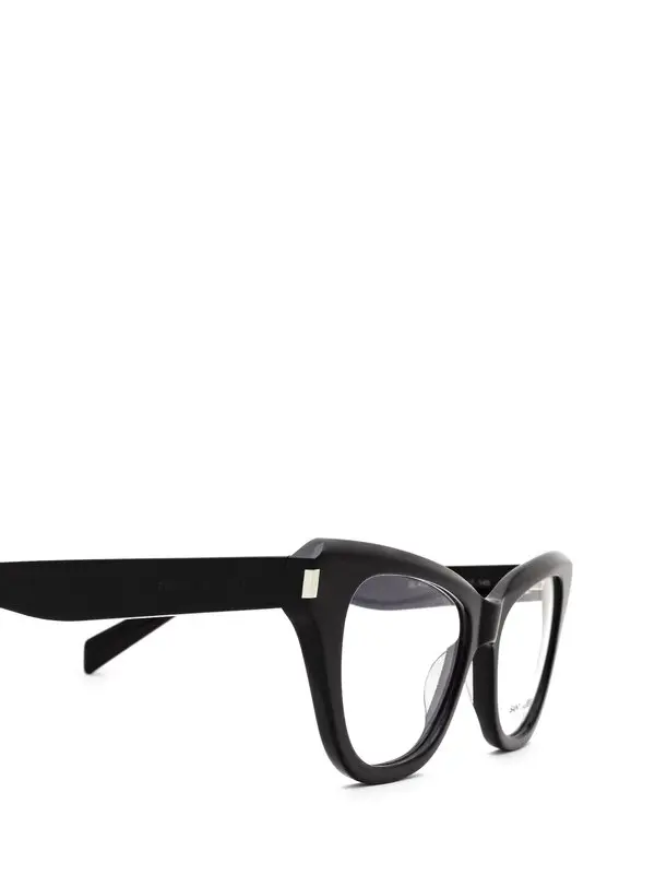 Saint Laurent Cat-eye Full Rim Glasses - Black