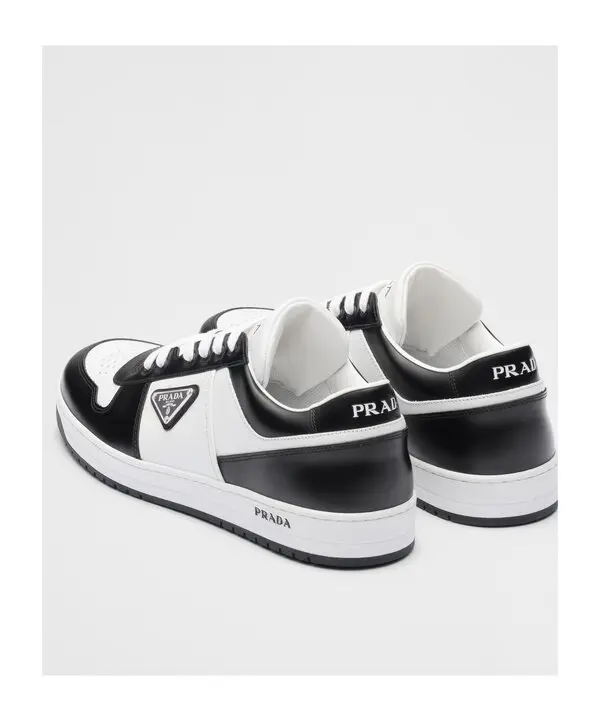Prada Downtown Lace-up Sneakers - White/black