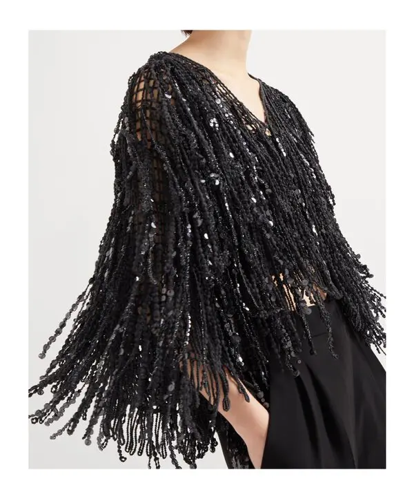 Brunello Cucinelli Dazzling Cascade Cardigan