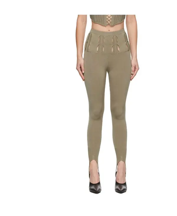 DION LEE Cut Out-detail Leggings