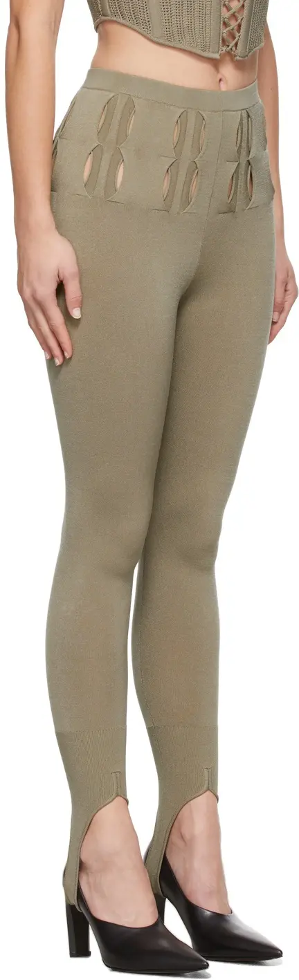 DION LEE Cut Out-detail Leggings