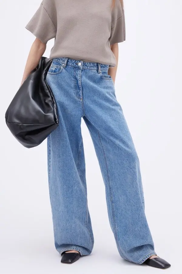 REMAIN BIRGER Christensen High-rise Wide-leg Jeans
