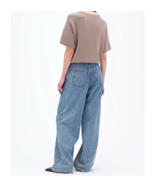 REMAIN BIRGER Christensen High-rise Wide-leg Jeans