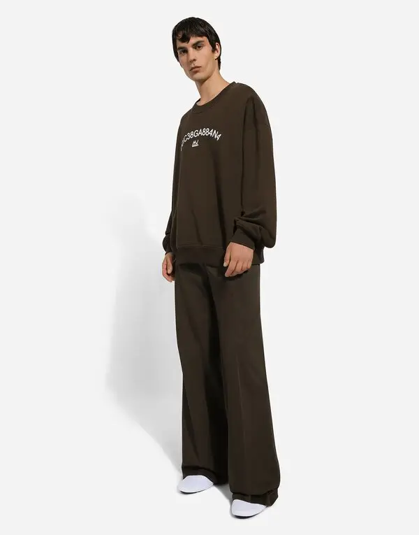 Dolce & Gabbana Dolce Gabbana Logo Printed Crewneck Sweatshirt