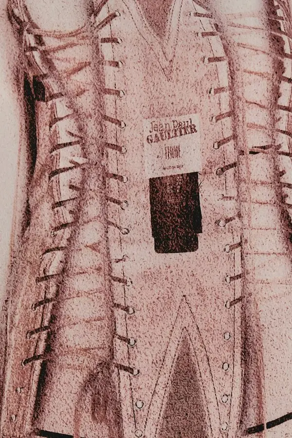 JEAN PAUL GAULTIER Sleeveless High Neck Dress