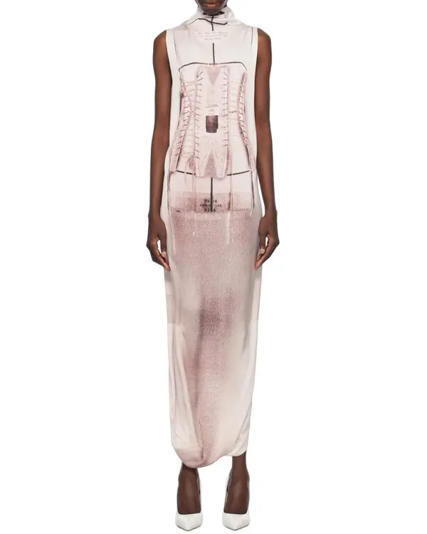 JEAN PAUL GAULTIER Sleeveless High Neck Dress