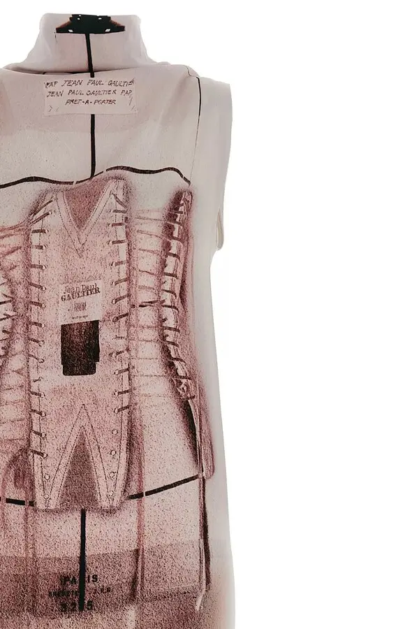 JEAN PAUL GAULTIER Sleeveless High Neck Dress