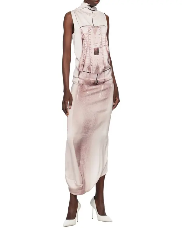 JEAN PAUL GAULTIER Sleeveless High Neck Dress