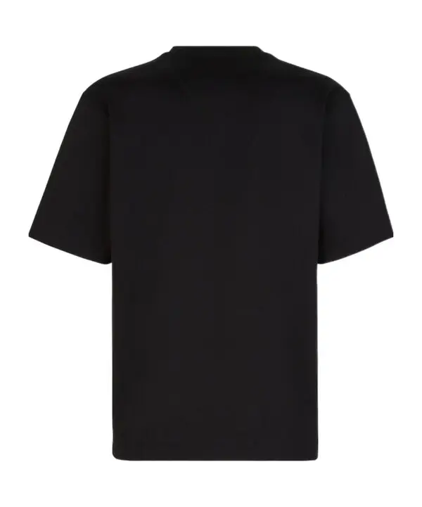 Fendi Ff Plaque Crewneck T-shirt - Black