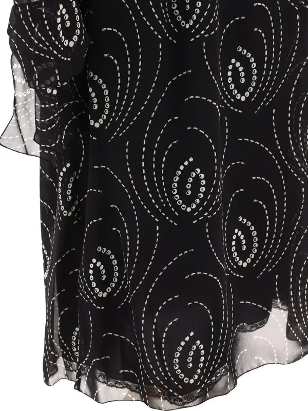 Prada Geometric Printed Midi Dress