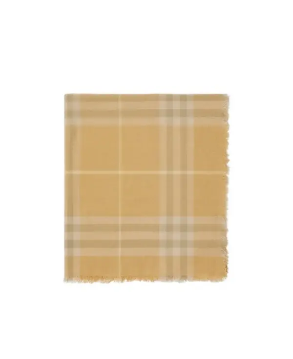Burberry Vintage Check Fringed-edge Scarf