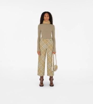 Burberry Vintage Check Fringed-edge Scarf