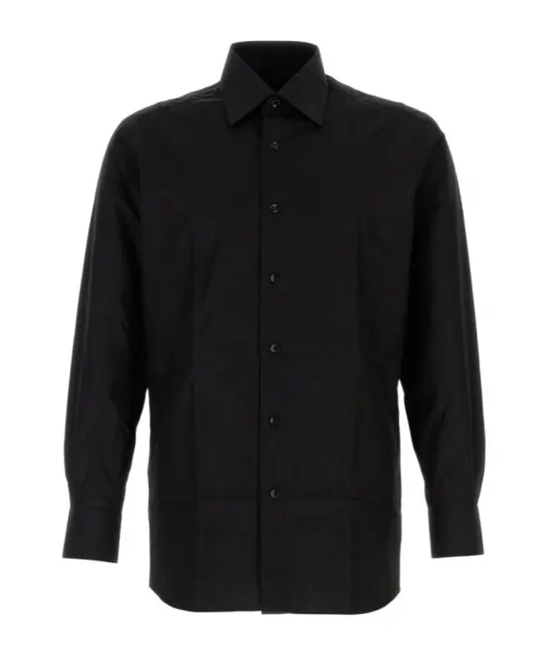 Brioni Long-sleeved Shirt - Black