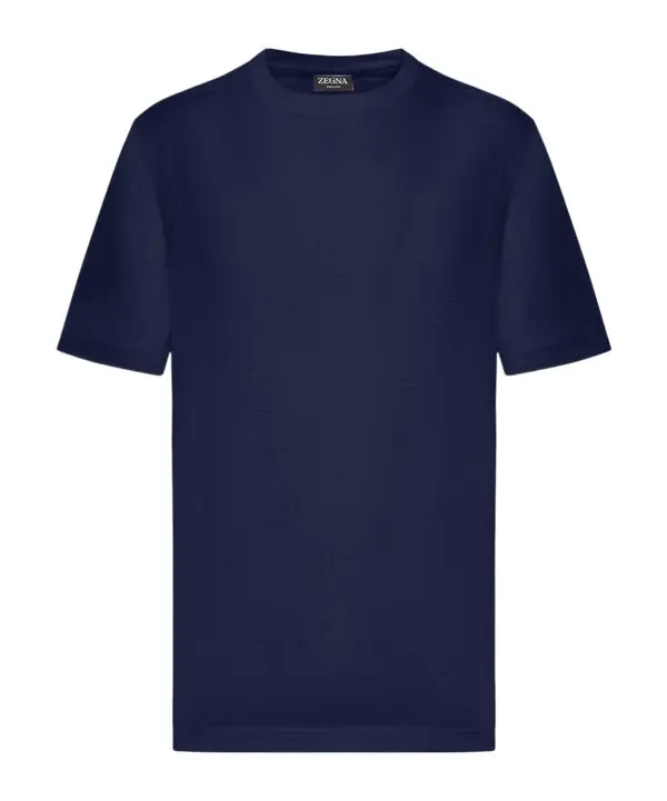 Zegna Oasi Lino Crewneck T-shirt