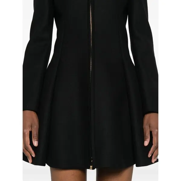 Versace Long-sleeved Zip-up Coat