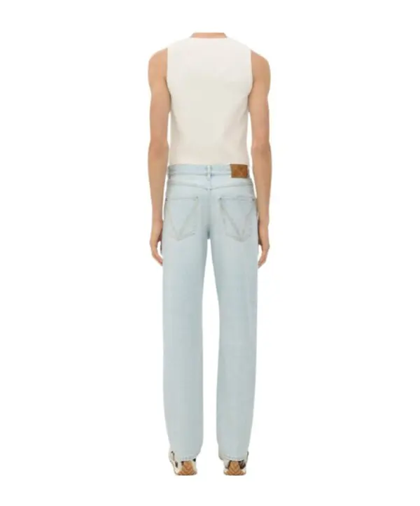 Bottega Veneta Extra Bleached Straight Leg Jeans - Light Blue