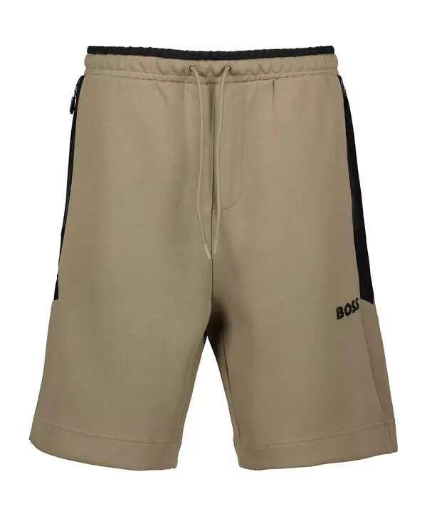 Hugo Boss Drawstring Lacing Shorts With Zippered Pockets