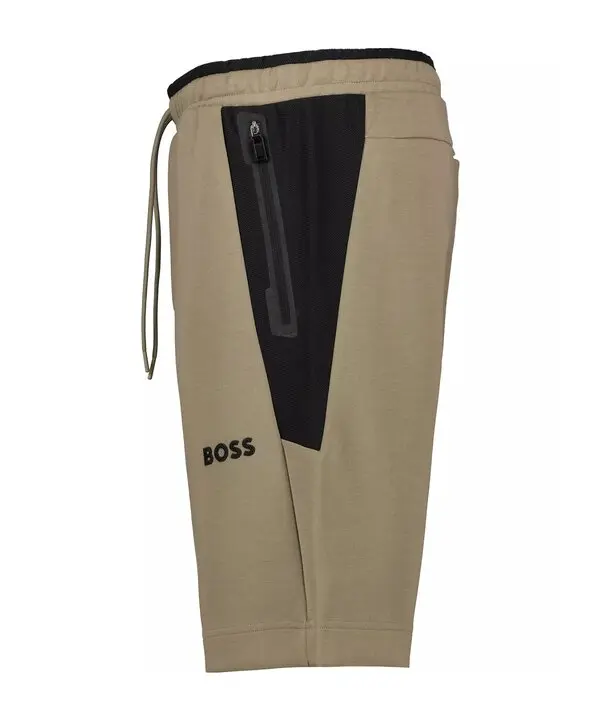 Hugo Boss Drawstring Lacing Shorts With Zippered Pockets